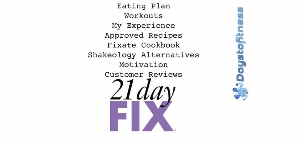 21 Day Fix Guide | Days To Fitness