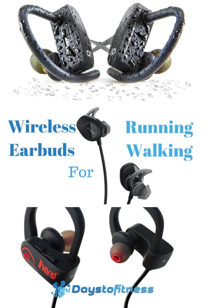 Best Wireless Earbuds for Running and Walking pin | Days To Fitness